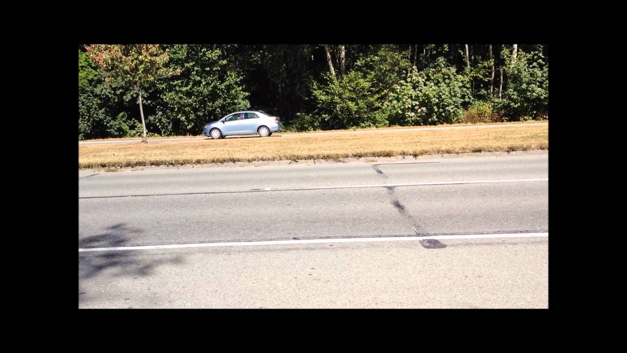 Excited highway guy freak out - YouTube