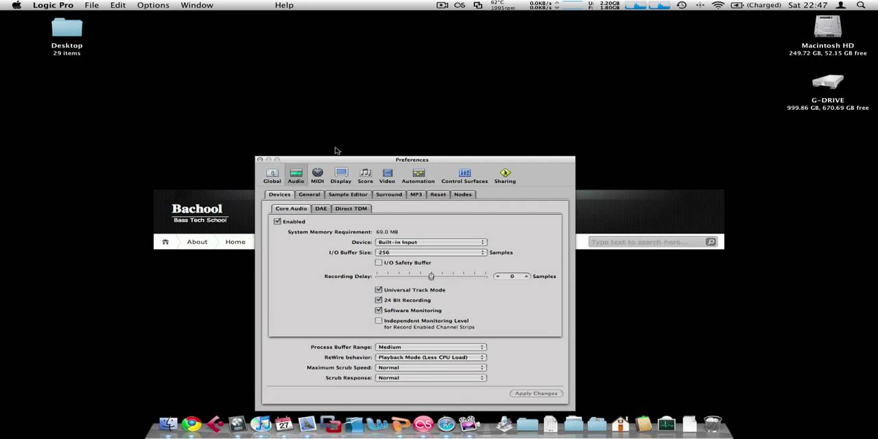 Logic Pro: Connecting your Sound Card - YouTube