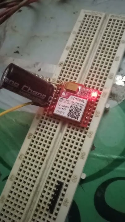 gsm module 800l with Arduino - YouTube