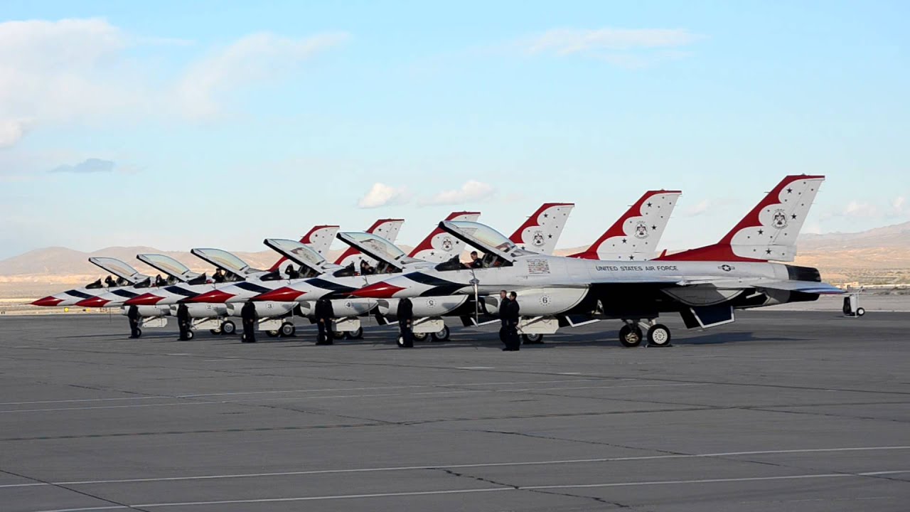 11/10-11/2012 Thunderbird Air Show, Nellis AFB, LV, NV - YouTube
