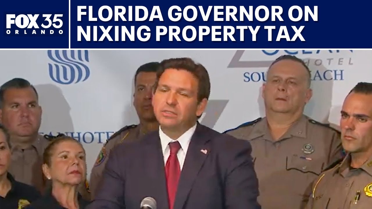 Florida Gov. DeSantis talks eliminating property taxes; gator attacks ...