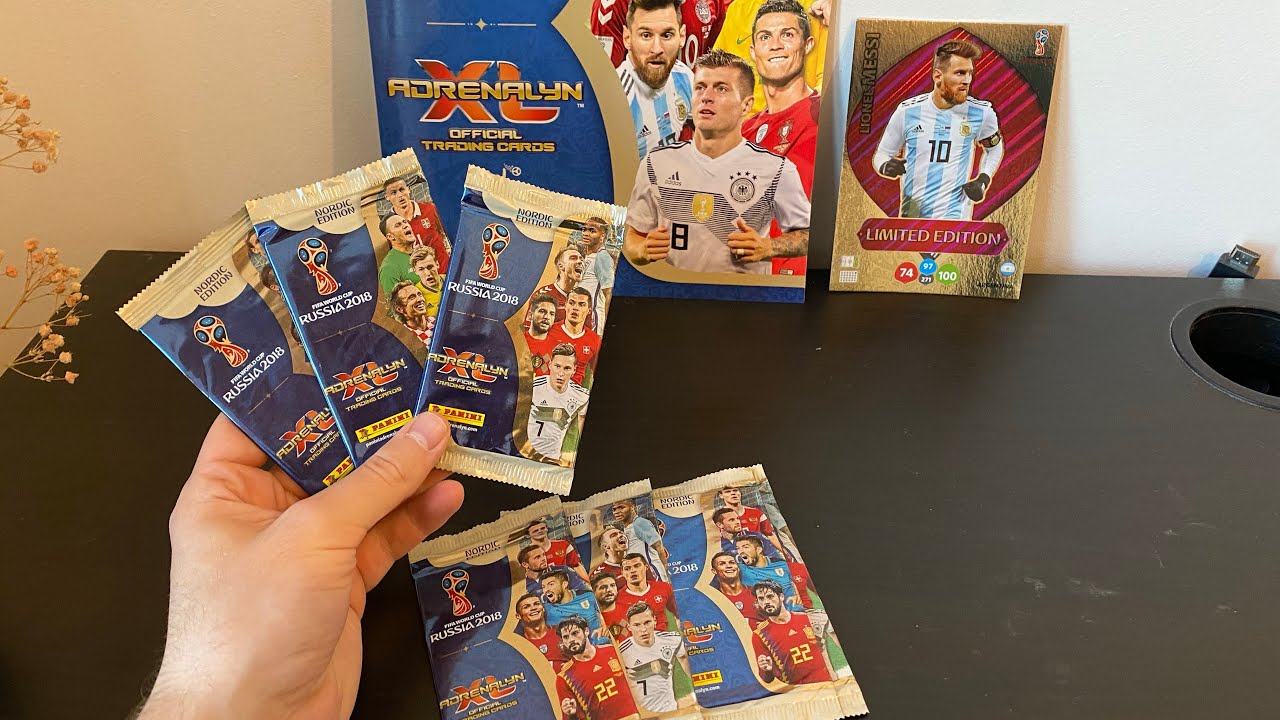 Opening Panini World Cup 2018 Booster Pack Cards Again! - YouTube