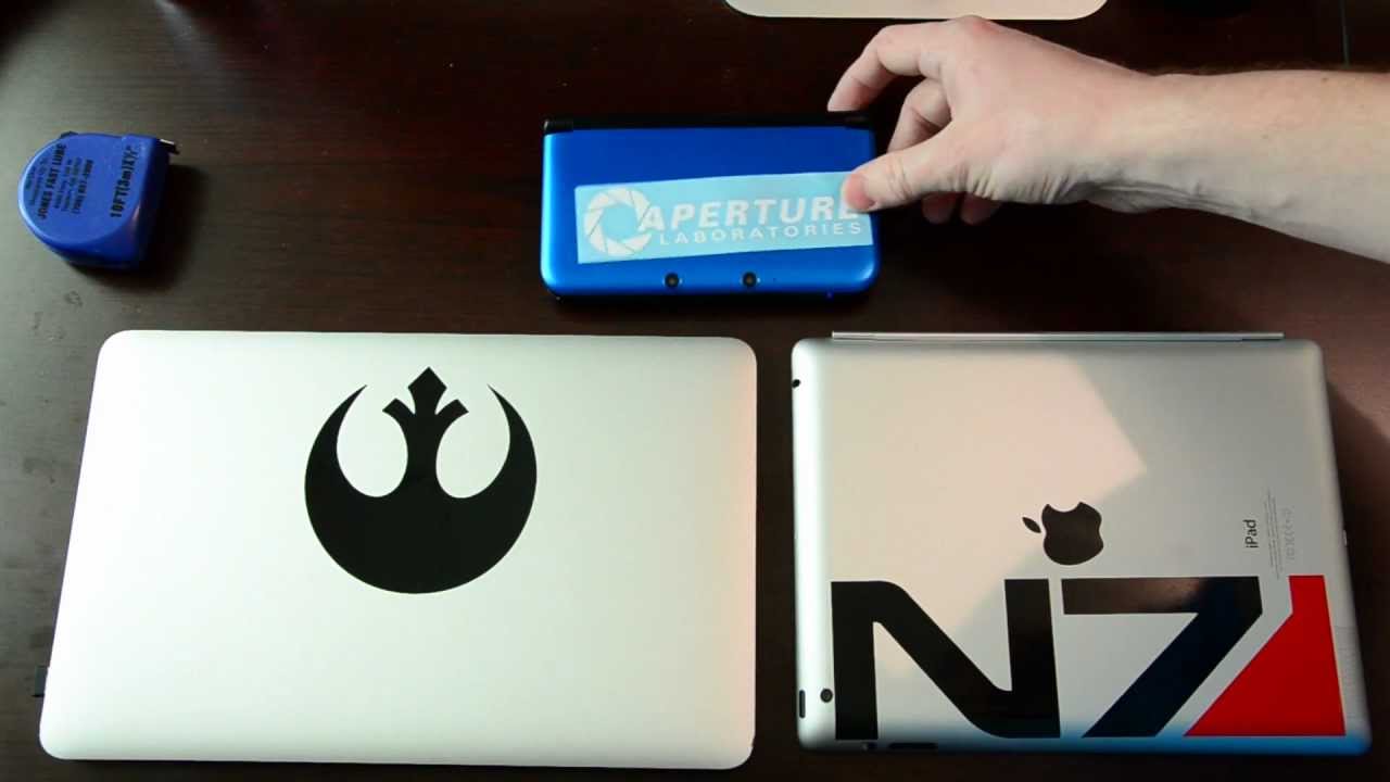 Apply Decals to Electronics - YouTube