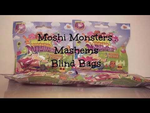 Opening 4 Moshi Monsters Mashems Blind Bags! - YouTube