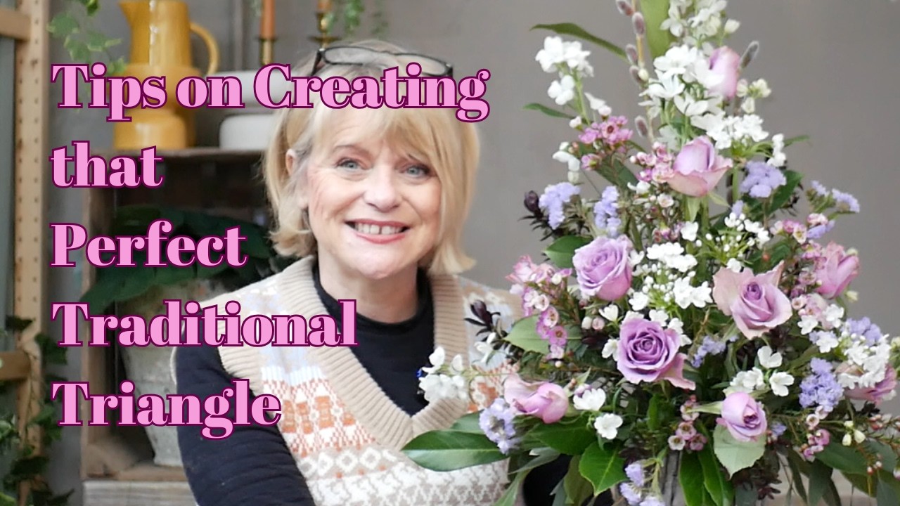 How to make a Traditional Front Facing Triangle Arrangement - Love it ...