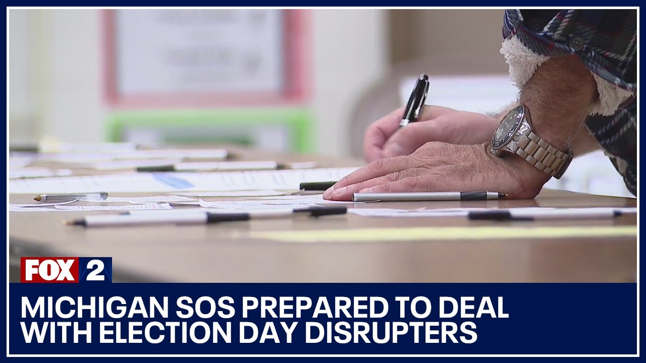 Michigan SOS prepared to deal with Election Day disrupters - YouTube
