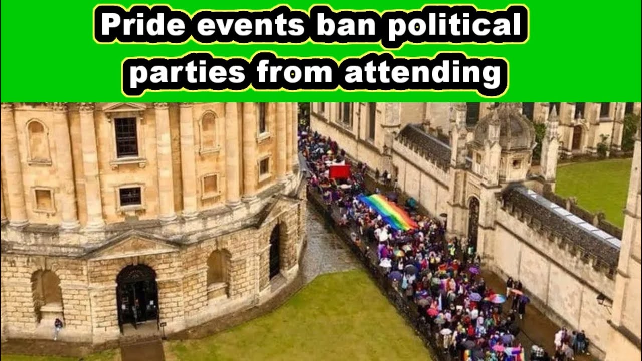Pride events ban political parties from attending #uknews - YouTube