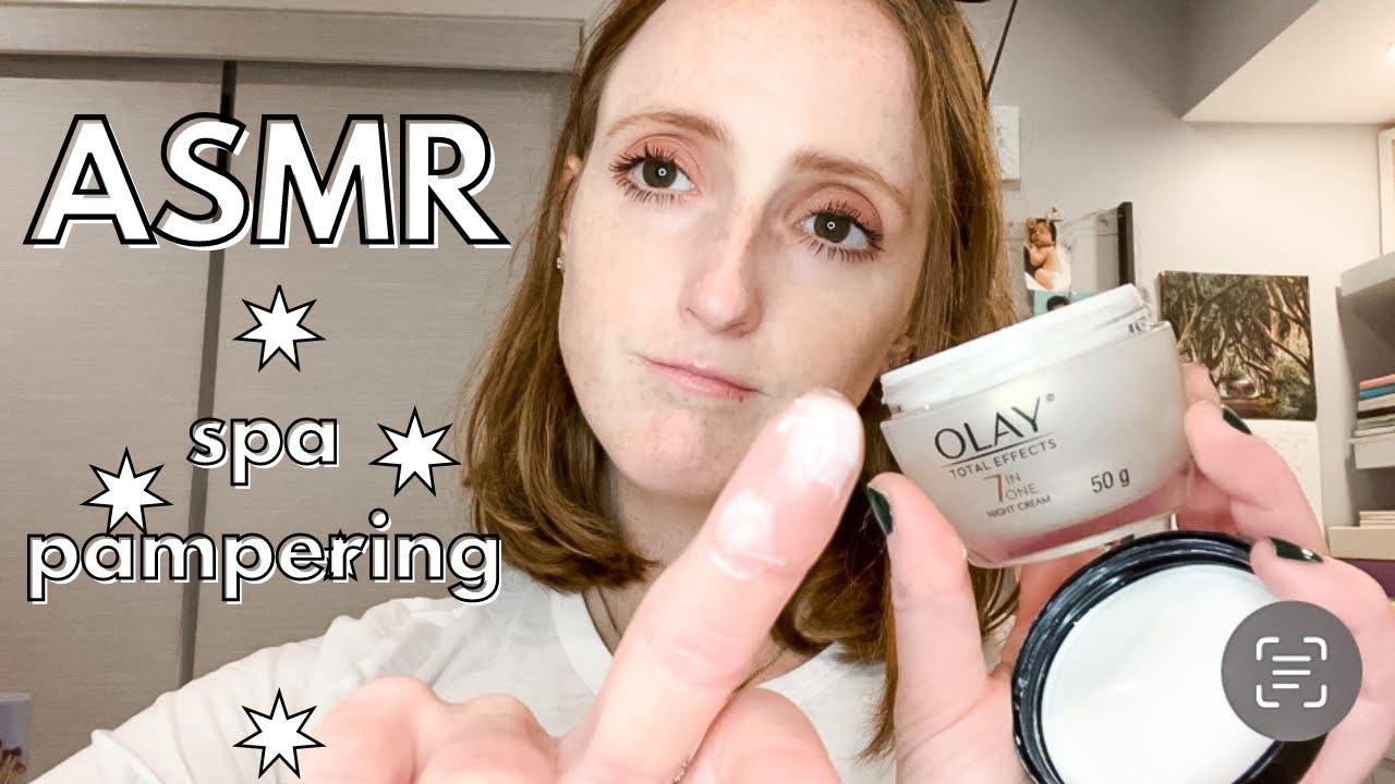 ASMR spa pampering | whispered - YouTube
