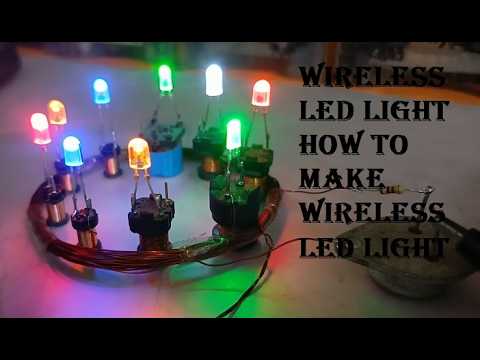 Very easy to make Wireless LED Light - YouTube