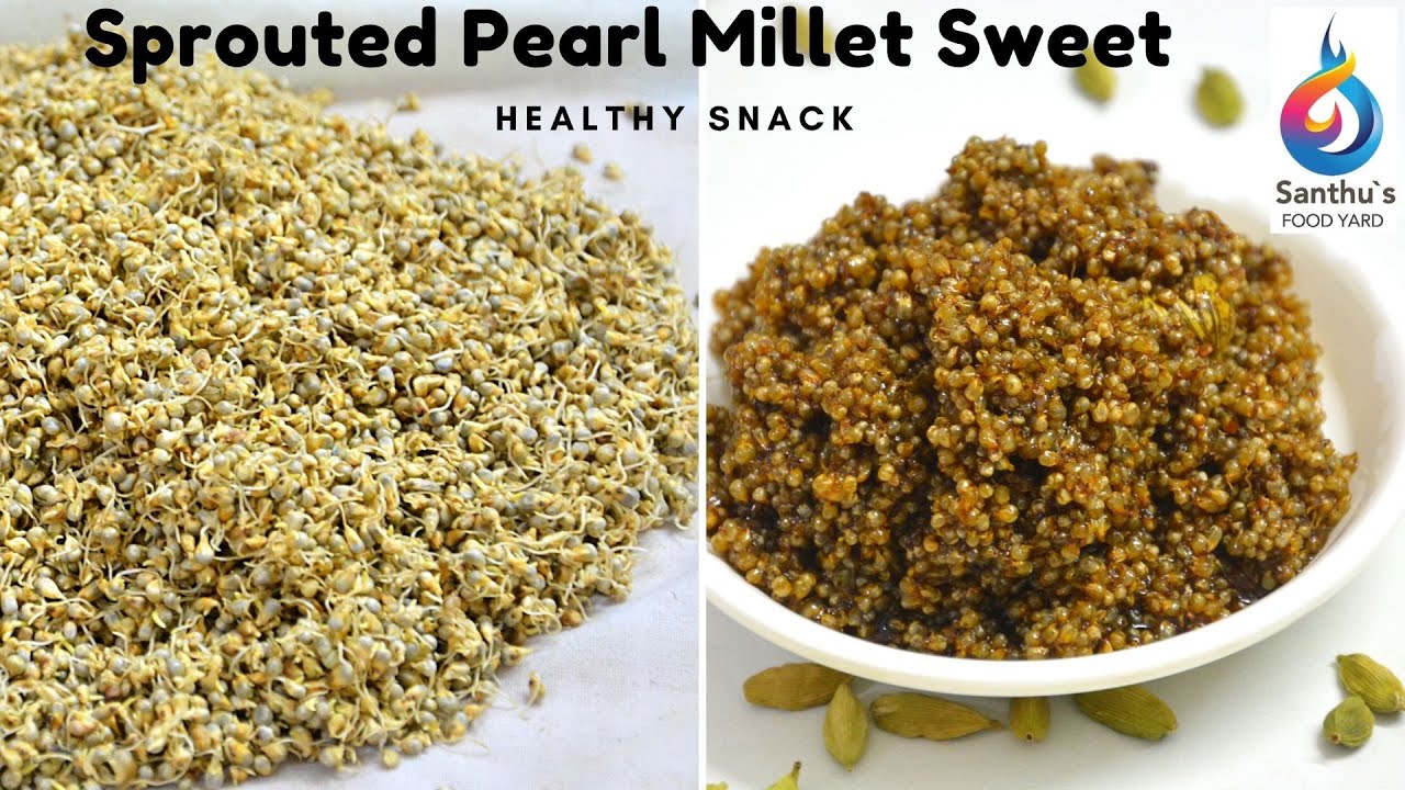 Kambu Sweet !! Sprouted Pearl Millet Sweet |||| Healthy Snack - YouTube