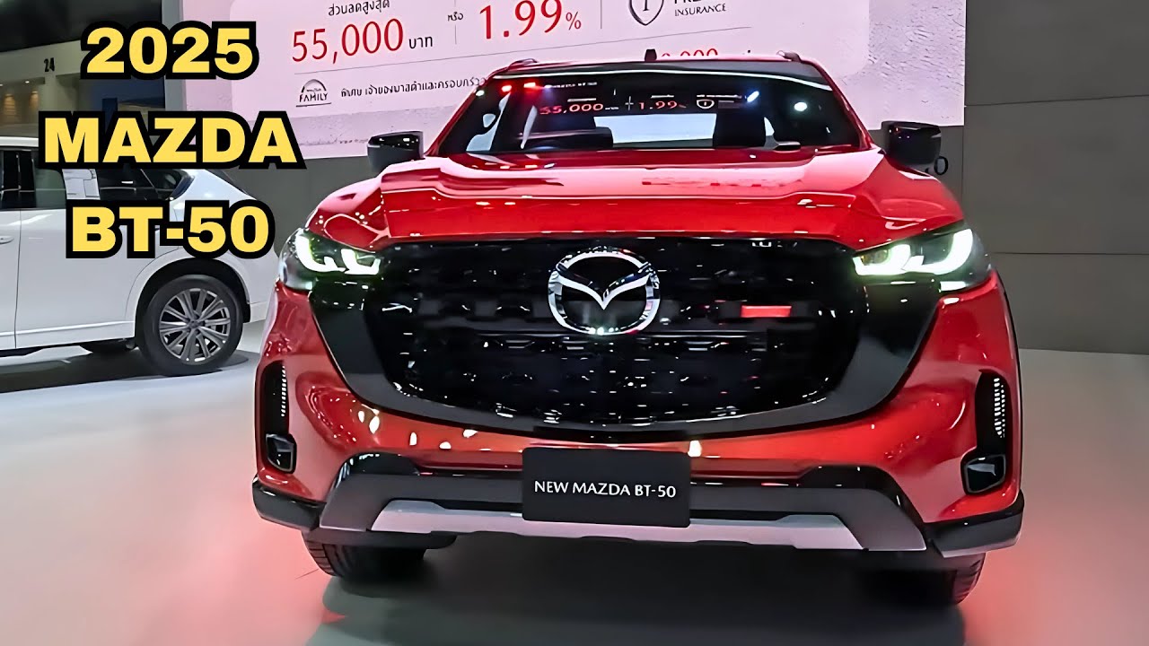 2025 Mazda BT 50 Bold Design, Revamped Diesel Engine and More! - YouTube