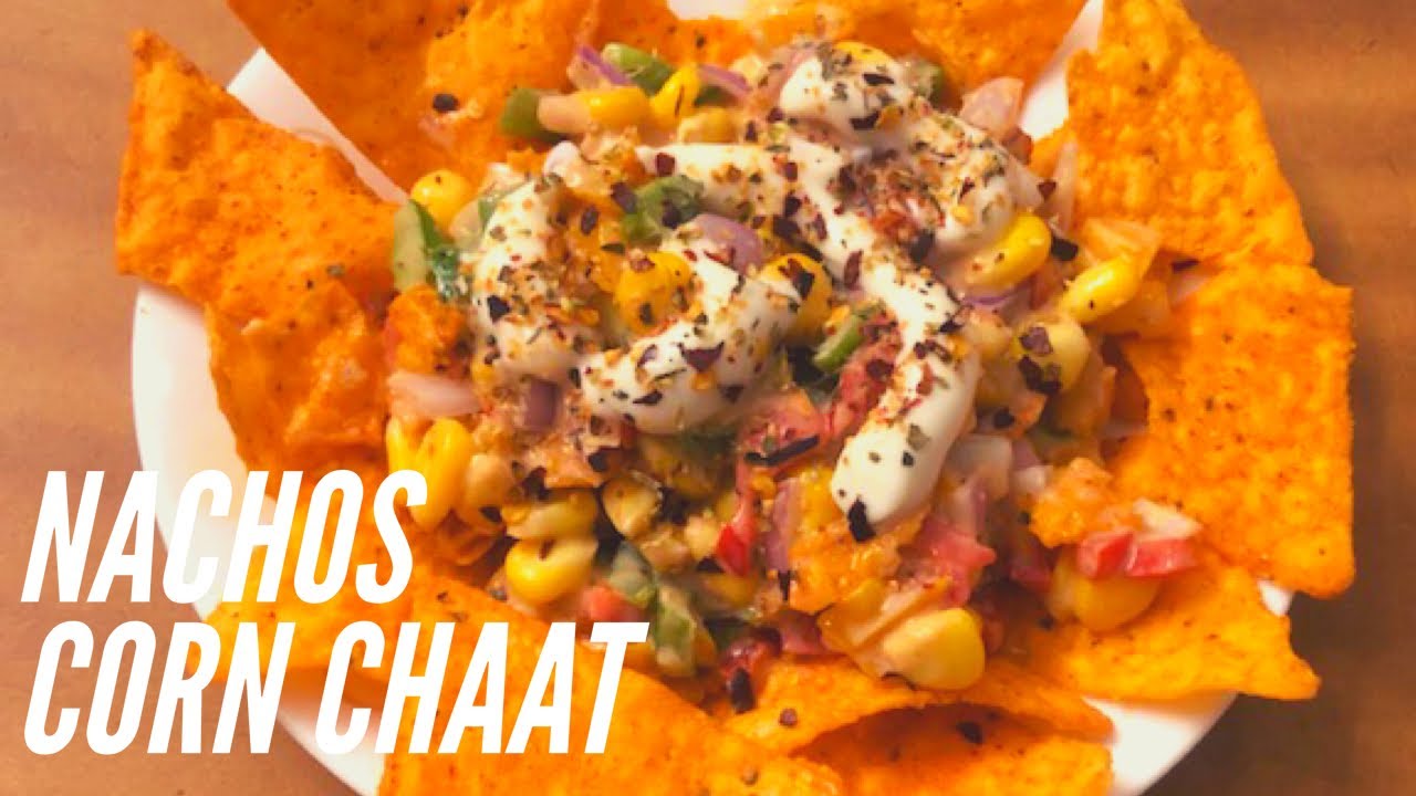 2 मिनिट में नाचोस कॉर्न चाट । Yummy Nachos Corn Chaat in 2 mins ...