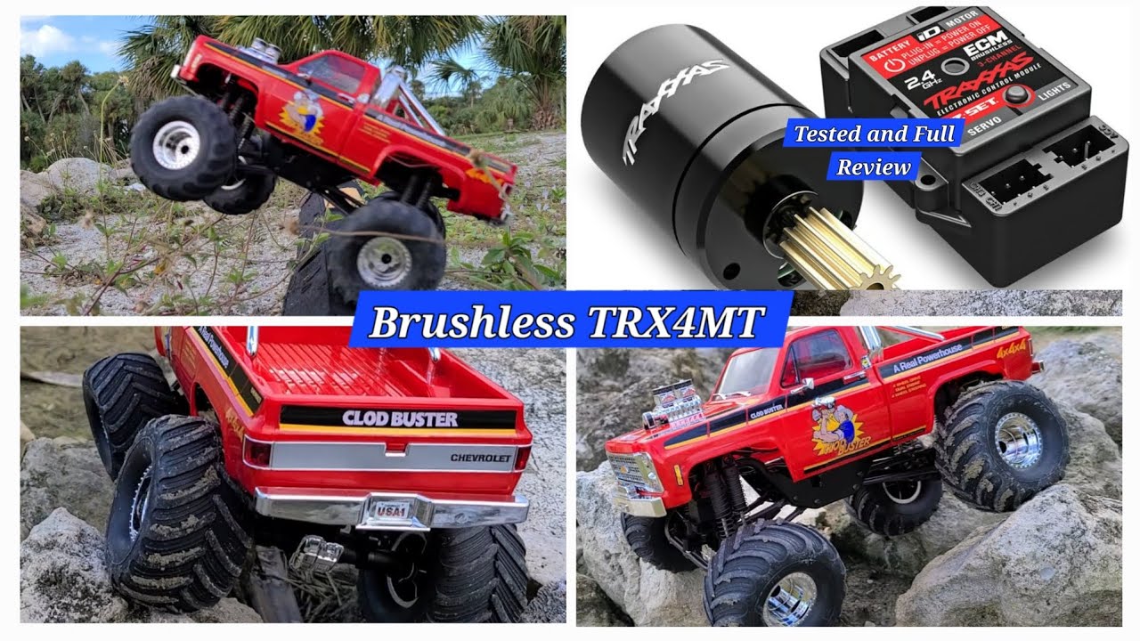 Traxxas TRX4MT Brushless System put to the test! #traxxas #radiocontrol ...