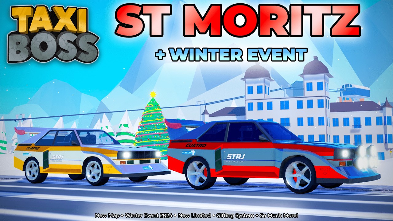 Taxi Boss HUGE New Map & Winter Event Update Overview (Roblox Taxi Boss ...
