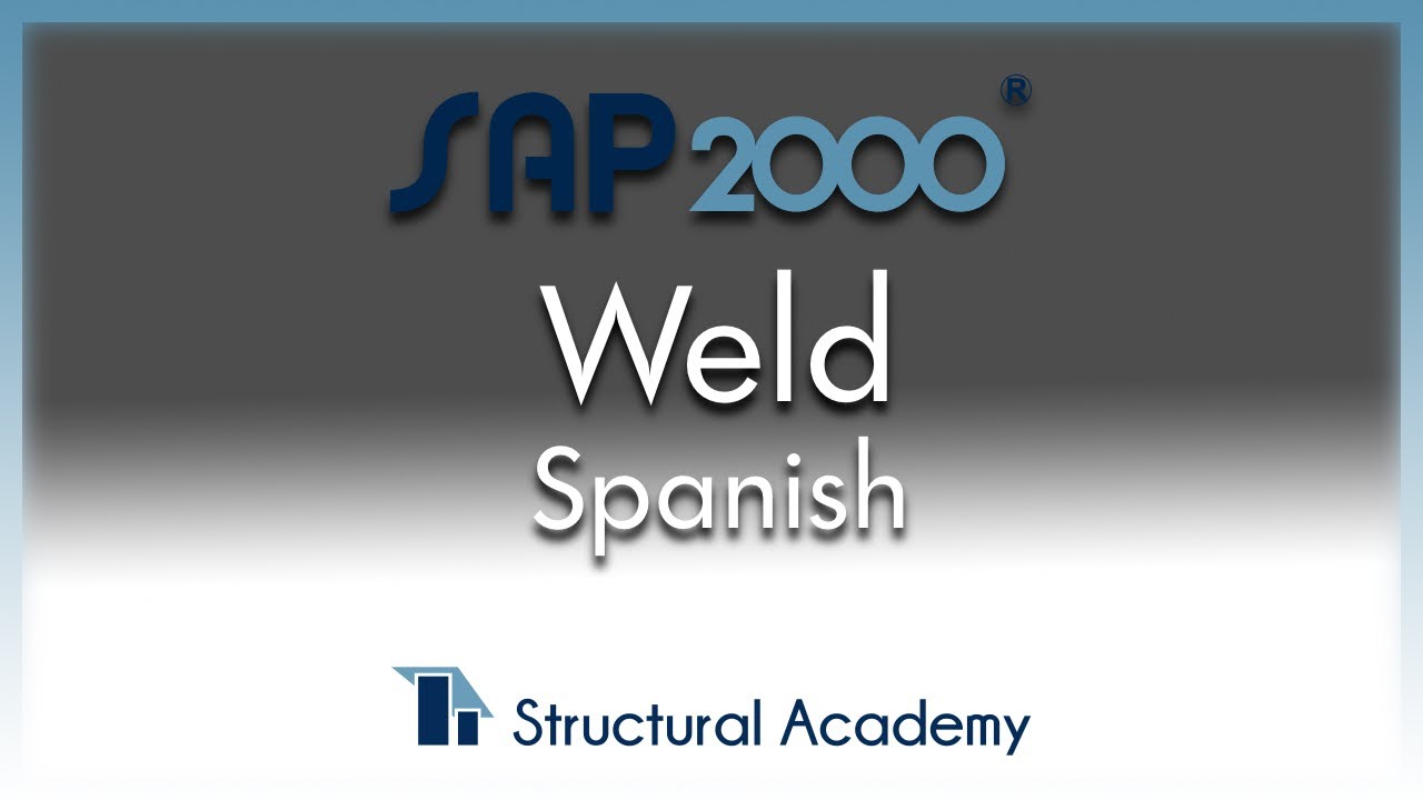 [ES] Constraint Weld en SAP2000 - YouTube