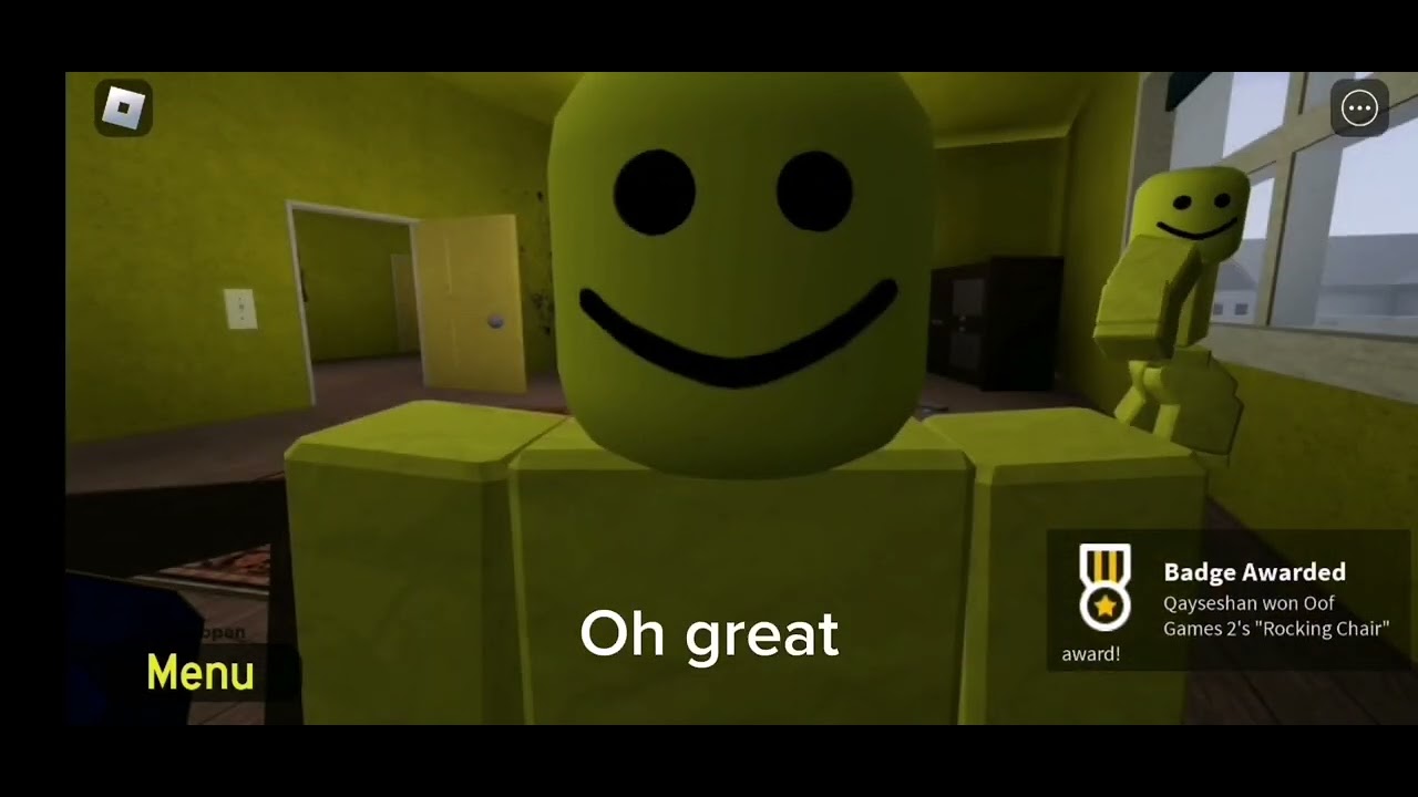 playing happy oofday (roblox noob horror game) - YouTube