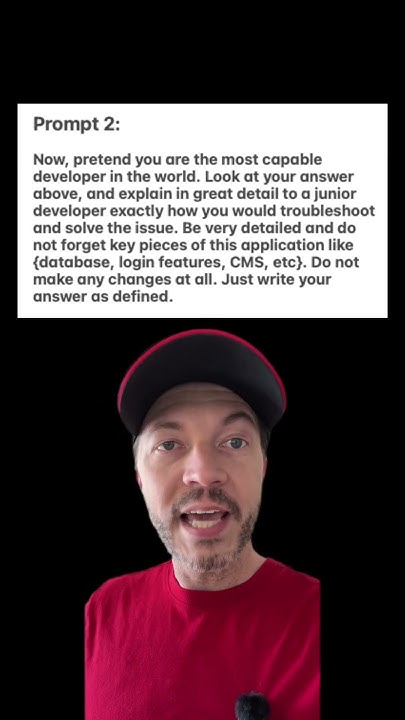 Save this prompt sequence to get your AI coding tool to debug the right ...