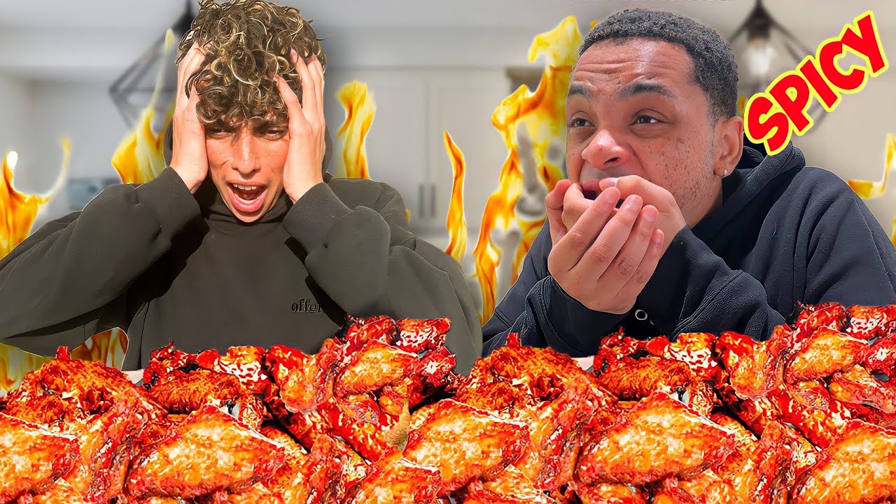WORLD'S SPICIEST CHICKEN WING CHALLENGE!!! - YouTube