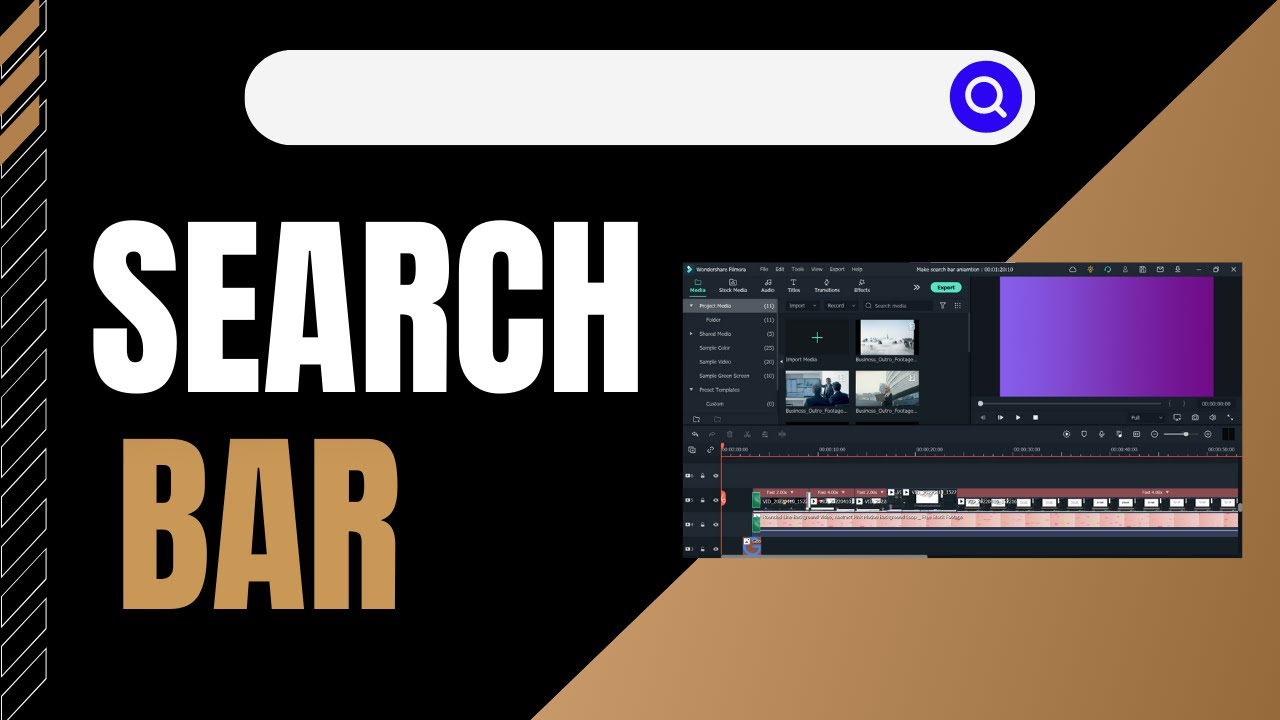 Make search bar animation - Testmator - YouTube