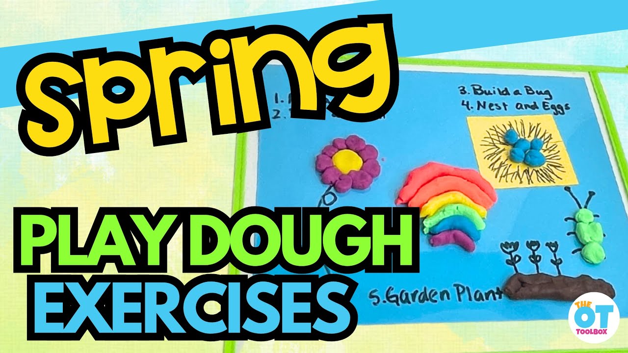 Spring Play Dough Exercises - YouTube