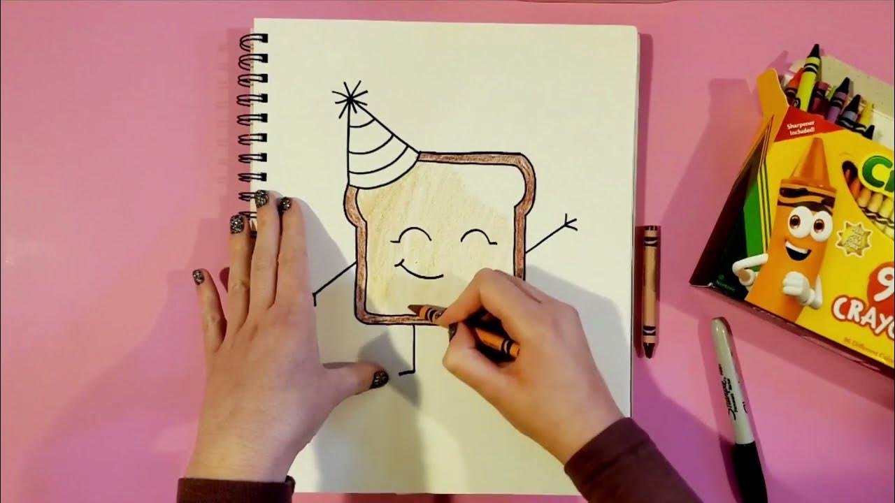 How to Draw A Toast to the New Year - YouTube