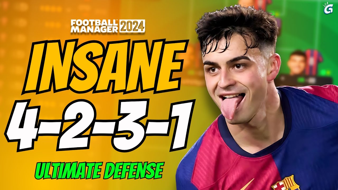 You MUST TRY This INSANE Defensive FM24 4-2-3-1 Tactic | FM24 Tactics - YouTube