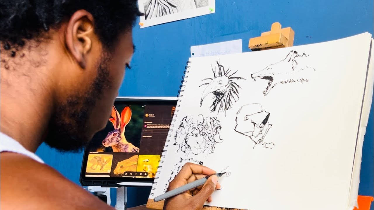 Left Hand Art 02 - YouTube