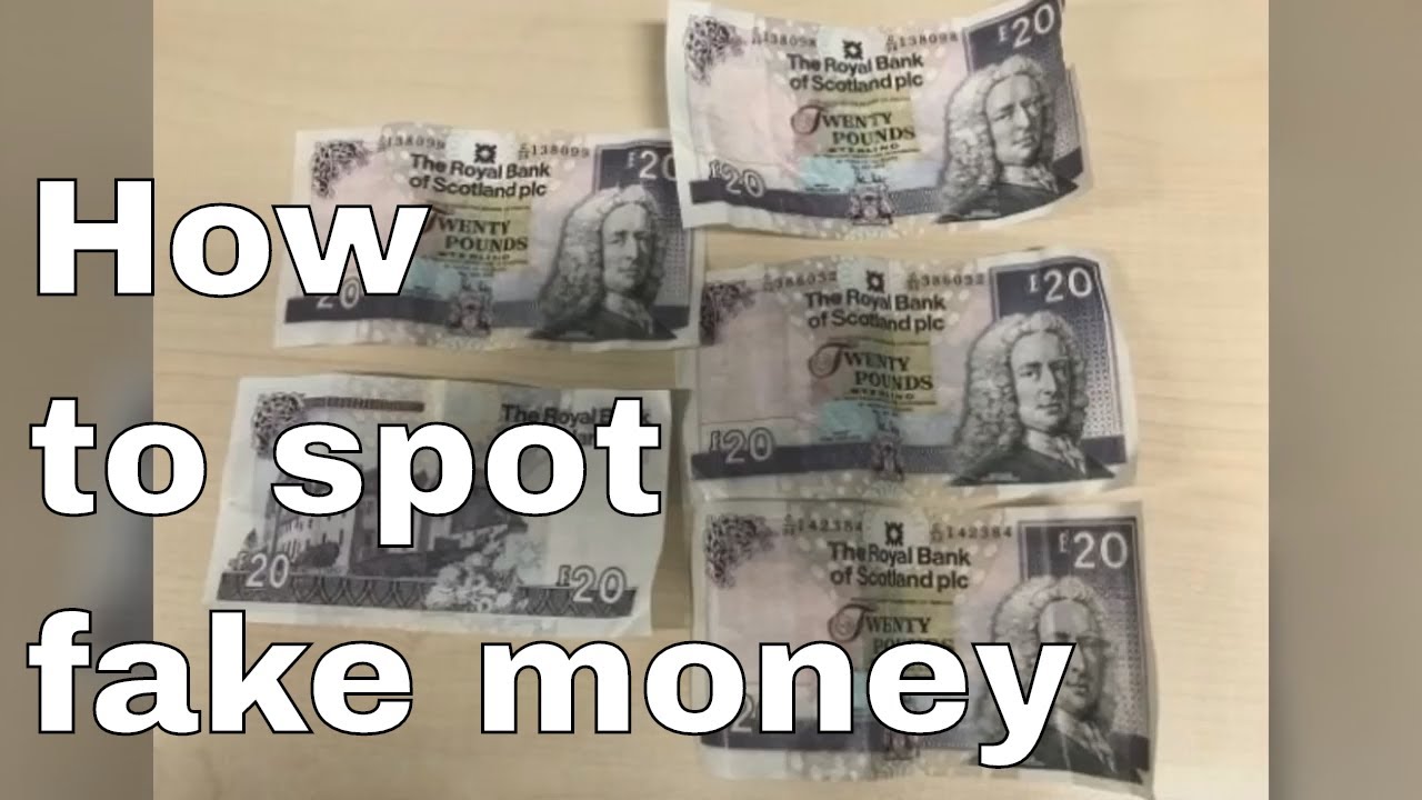 How to spot the fake £20 notes circulating in parts of Norfolk - YouTube