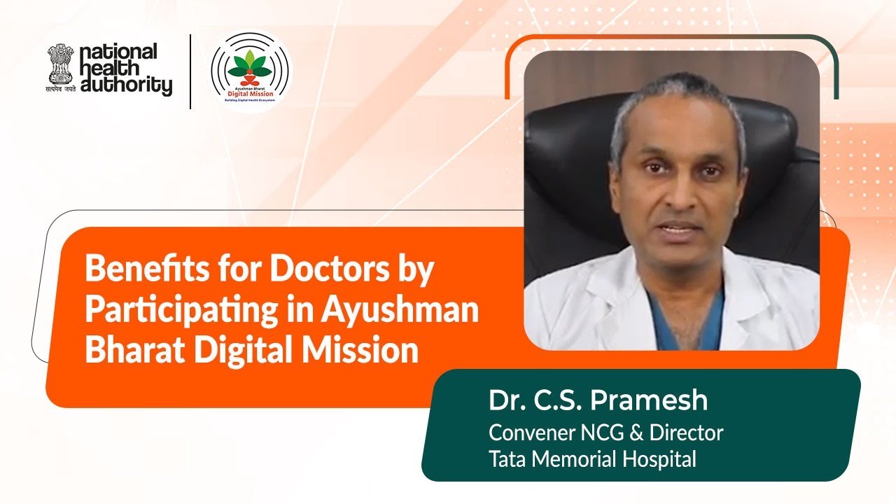 Learn from Dr CS Pramesh, about the benefits for doctors by ...