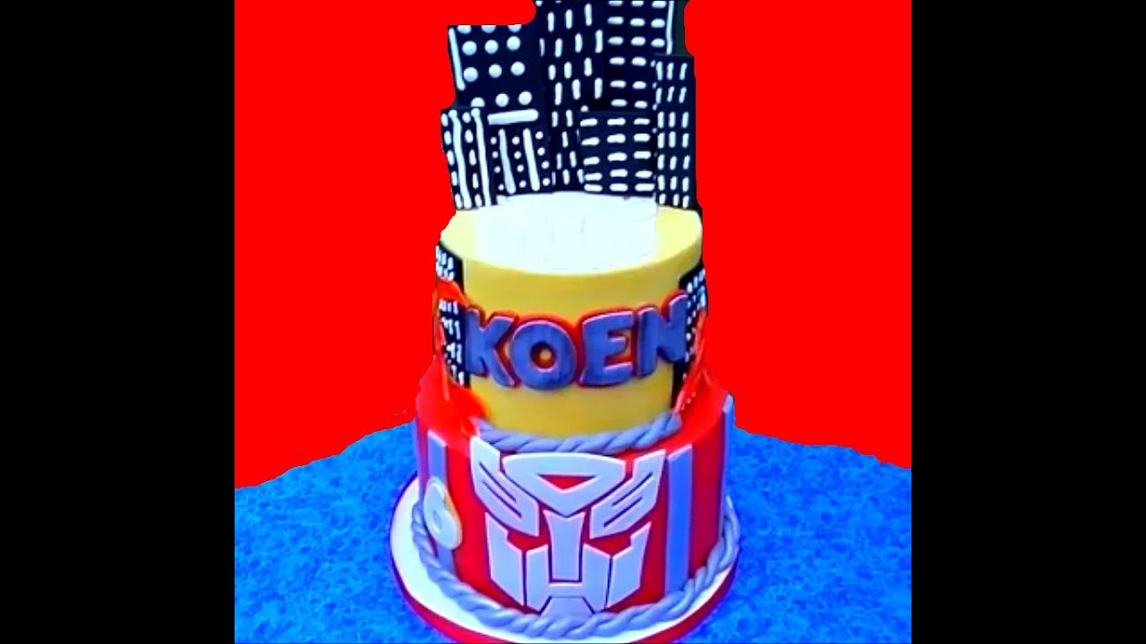 Making A Transformer Cake! - YouTube