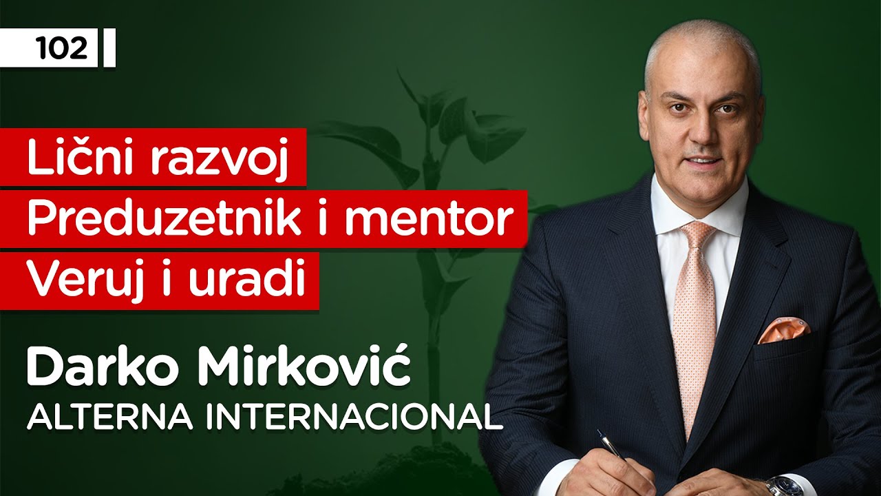 Darko Mirković, motivacioni govornik, biznis mentor, preduzetnik ...