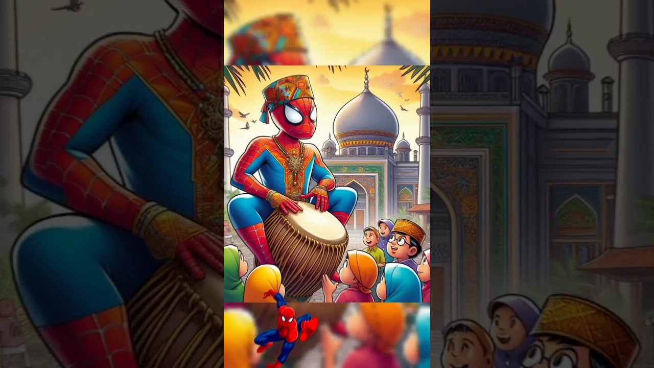 Superheroes as all charakter #shortvideo #marvel #ramadan #puasa - YouTube
