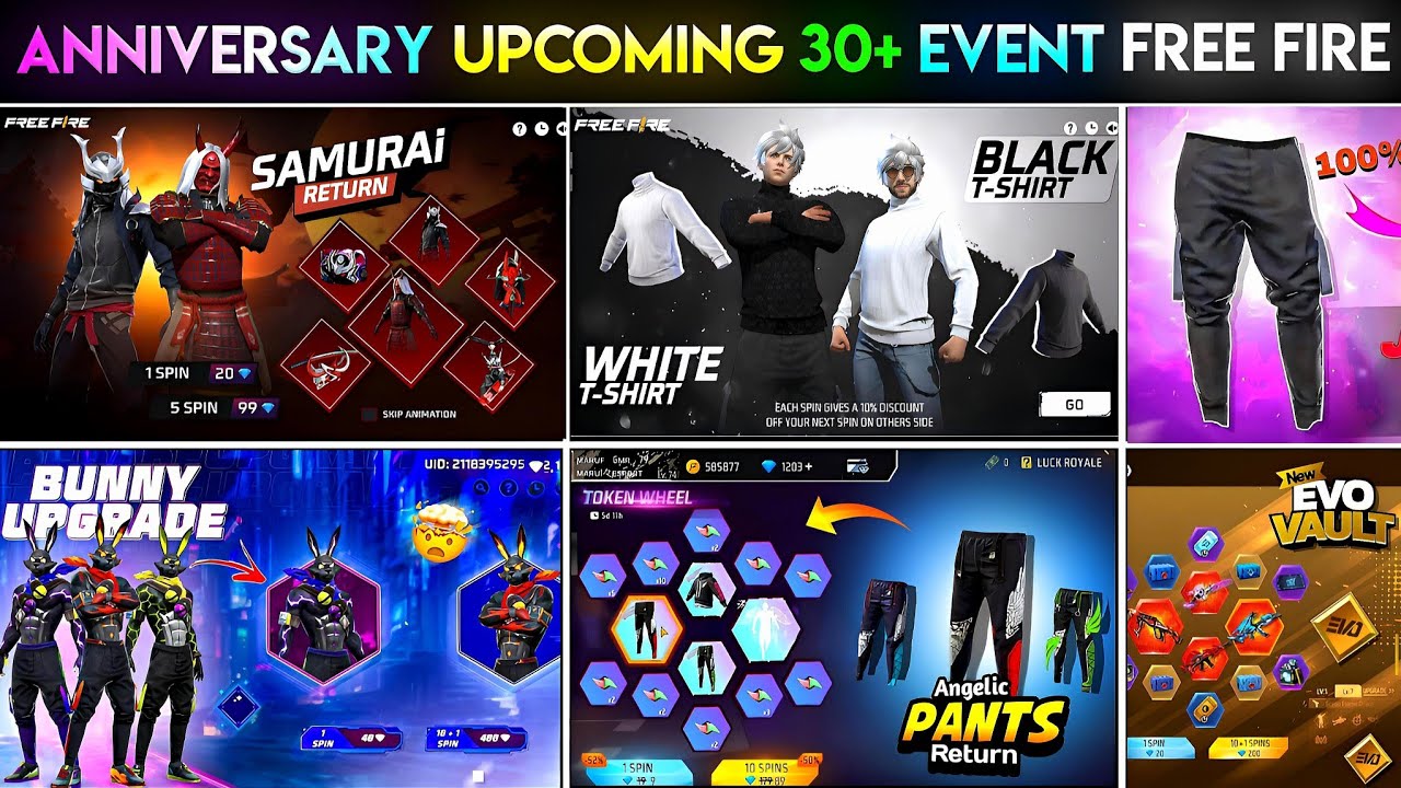 Upcoming Events in Free Fire 🤯🥳| Free Fire New Event | Ff New Event ...