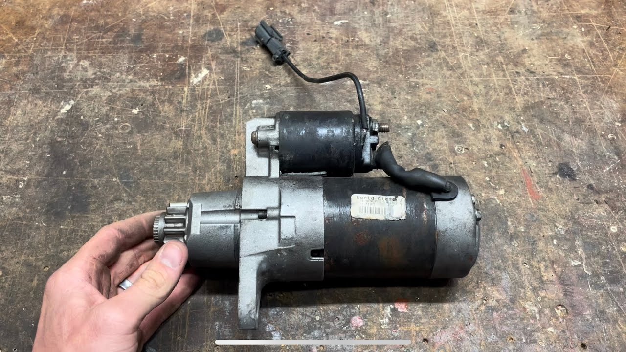 Inside a car’s starter - how does it work & how did it fail? - YouTube