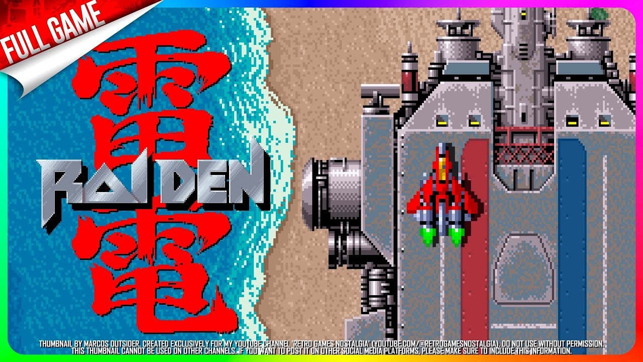 Raiden (Arcade - US set 3) Longplay - YouTube
