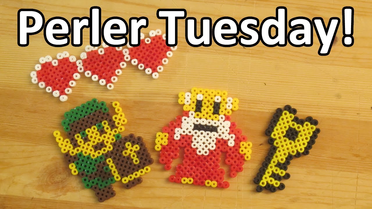 PERLER BEAD: Link, Old Man & More! (Giveaway #62) Tutorial & How To ...