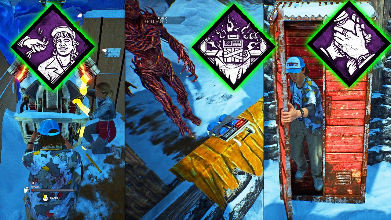 Dead By Daylight All Dustin Henderson Perks! - YouTube