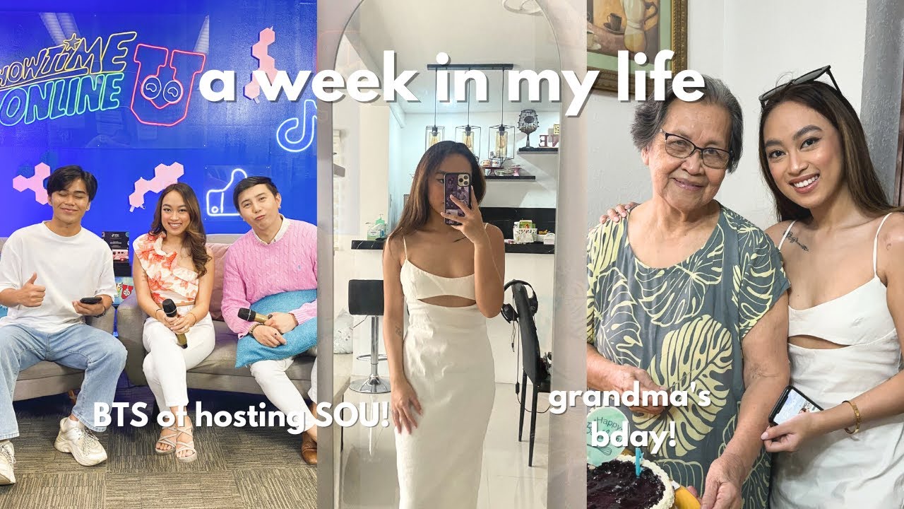 a fun week | behind the scenes of hosting showtime online u 🎬, grandma ...