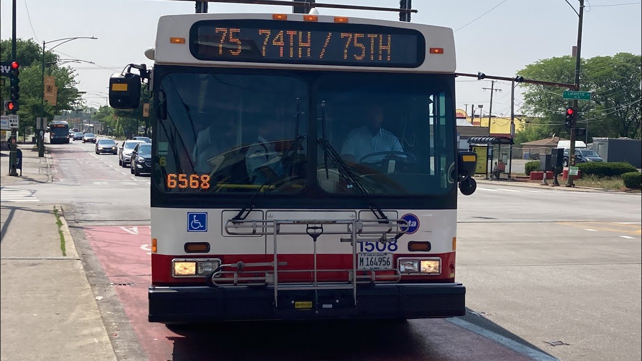 CTA Bus Ride 75 74th/75th From 79th/Red/Line To 74th/Ashland CTA New ...