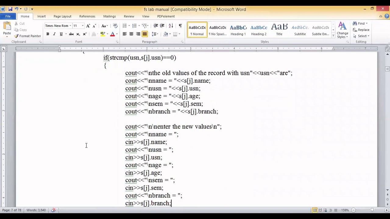 File Structures-lab program-2 - YouTube