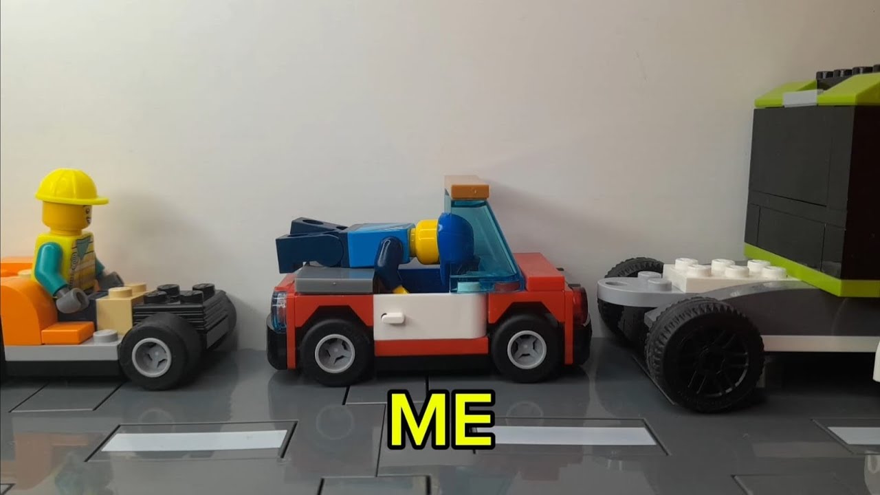 Different People In Traffic Jams. Satisfying LEGO Stop Motion. - YouTube