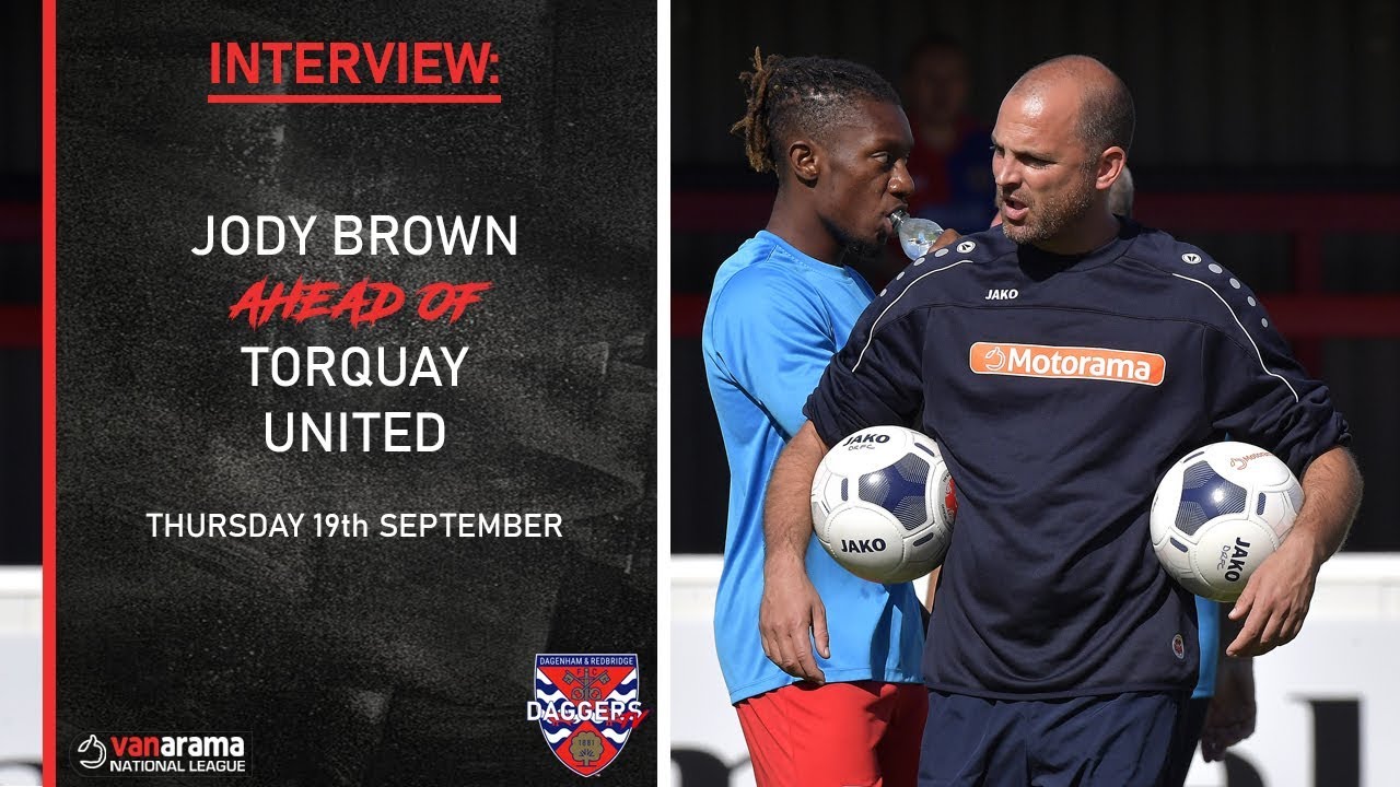 INTERVIEW: Jody Brown Ahead Of Torquay United - YouTube