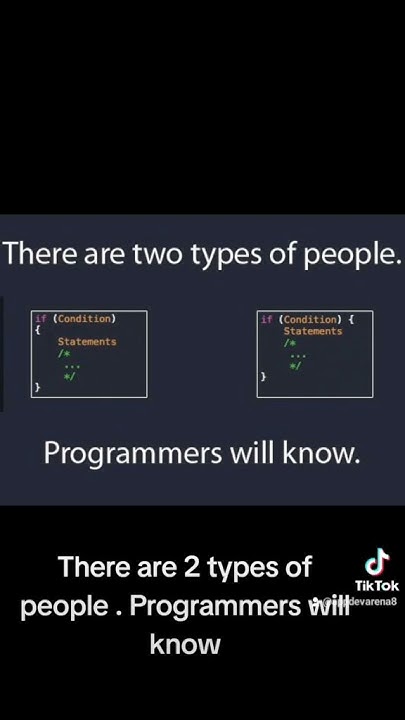 There are two types of people #funny #codingmemes - YouTube