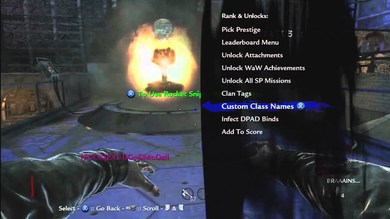 CoD WaW Best Mod Menu - YouTube