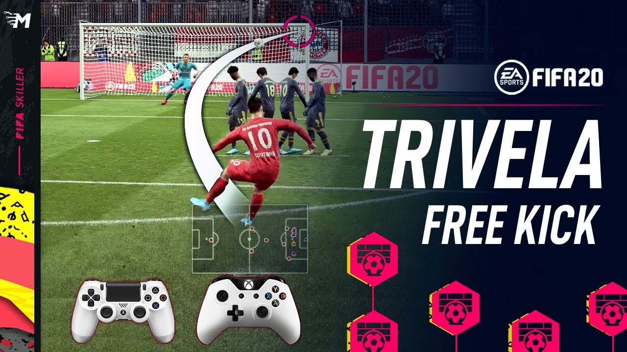 FIFA 20 | Trivela Free Kick Tutorial (2 Variations) - YouTube