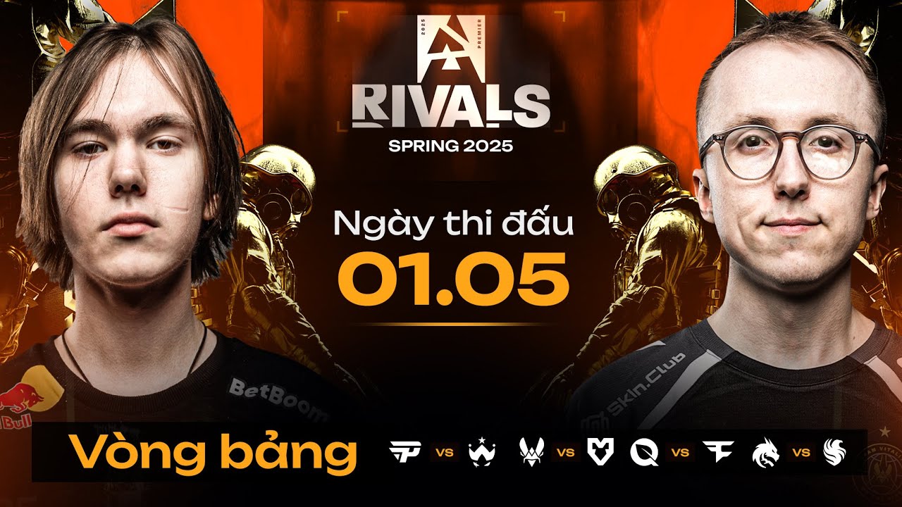 🏆 500Bros | BLAST Rivals Season 1 - Ngày 2 vòng Bảng | Spirit, FaZe ...