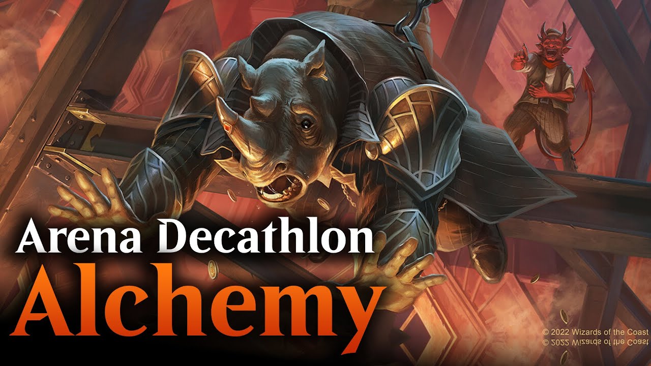 Arena Decathlon #6: Alchemy | Mono Red Aggro | Magic Arena - YouTube