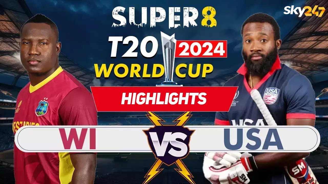 USA vs WI T20 World Cup 2024 Highlights | United States vs West Indies ...