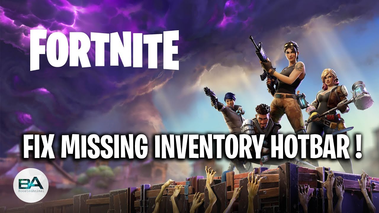 FIX Fortnite Missing Inventory Hotbar Bug - YouTube