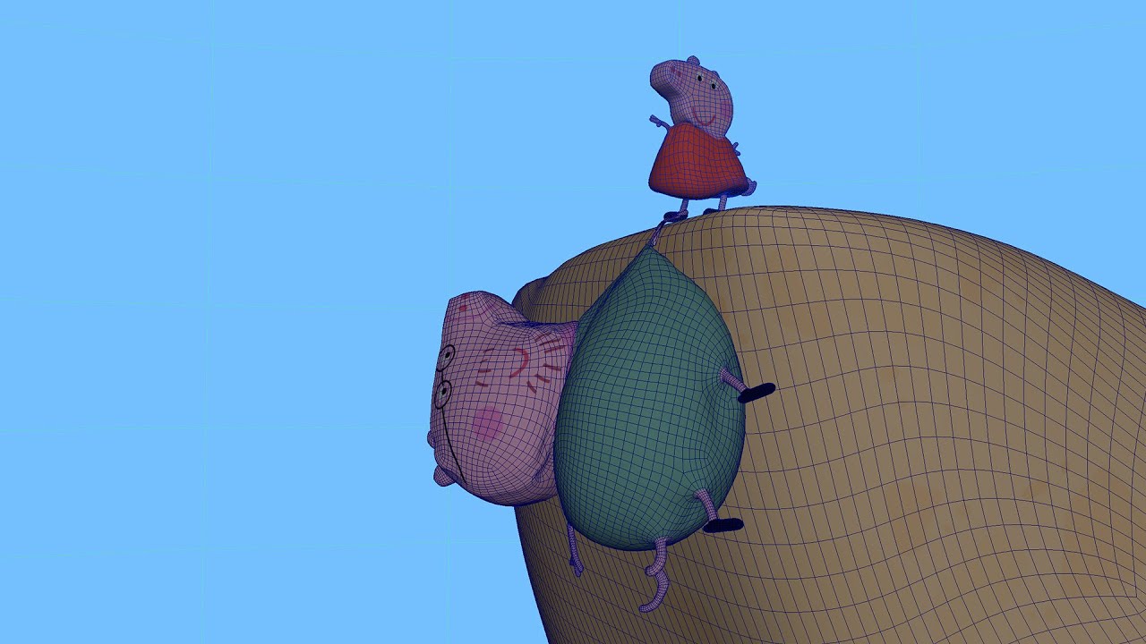 Peppa Pig family Falls Off a Cliff! behind the scenes!🐷😄 NOT FOR KIDS ...